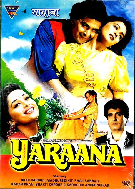 YARAANA - RISHI Kapoor,Madhuri Dixit - un Raro Bollywood DVD - Inglese ...