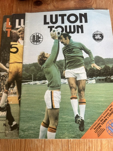3 LUTON TOWN Programmes From The 2979/80 Season £0.99 - PicClick UK
