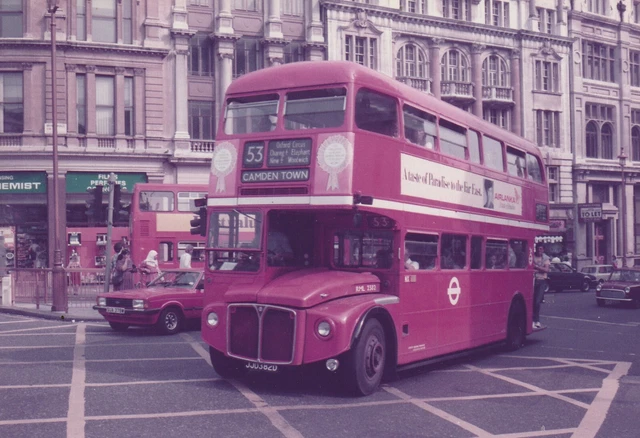 LONDON BUS PHOTO - RML2382 (NX) route 53 £0.75 - PicClick UK