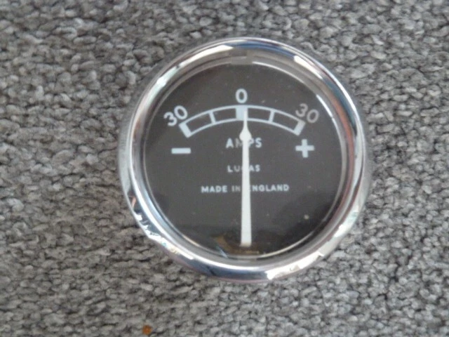 VINTAGE LUCAS AMMETER - Land Rover Series 1 80" - Not Repro. £25.00 ...