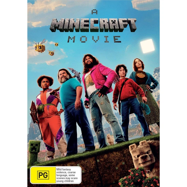 A MINECRAFT MOVIE DVD | Jason Momoa, Jack Black | Region 4 $30.34 ...