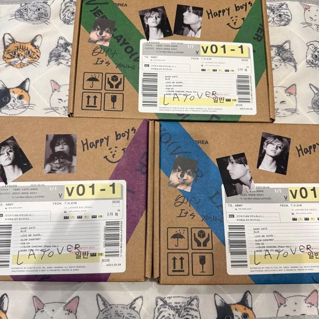 BTS V TAEHYUNG Layover Album Set 3 Types K-pop CD Unopened Official EUR ...