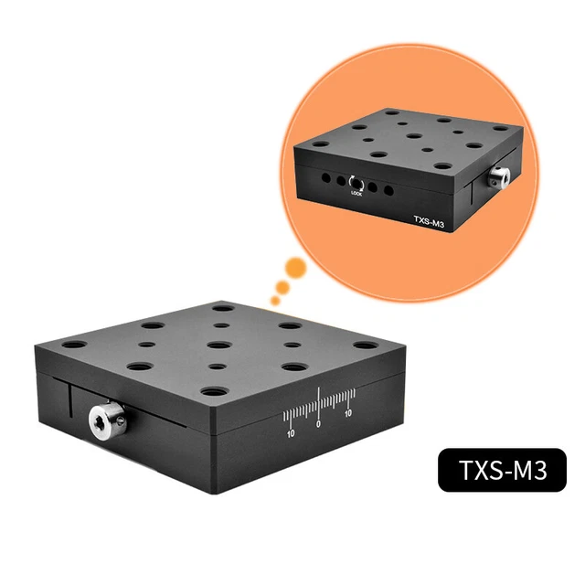 X-AXIS LINEAR STAGE X Axis Translation Stage Manual Single-axis Sliding ...