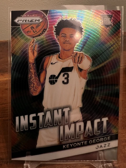 KEYONTE GEORGE 2023-24 PANINI PRIZM IMPATTO ISTANTANEO ROOKIE RC Jazz EUR 0,92 - PicClick IT
