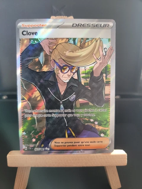 CARTE POKÉMON CLOVE 227/091 FA Full Art EV4.5 Destinées de Paldea PAF ...