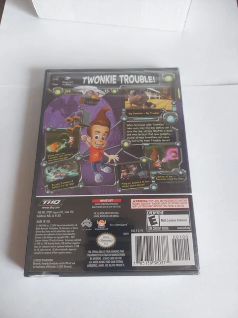 ADVENTURES OF JIMMY Neutron Boy Genius: Attack of the Twonkies NGC NEW ...