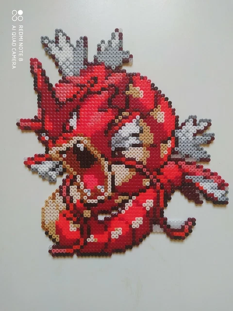 GYARADOS POKEMON SPRITE original Perler Hama / Pixel Art EUR 24,00 ...