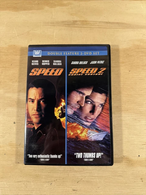 SPEED/SPEED 2 DOUBLE Feature (DVD, 2008, 2-Disc Set) Keanu Reeves ...