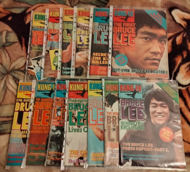BRUCE LEE AMERICAN Kung Fu Monthly Poster Magazines £19.00 - PicClick UK