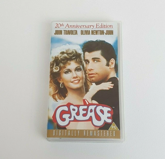 GREASE: 20TH ANNIVERSARY Edition PAL Movie VHS Video Tape - Digitally ...