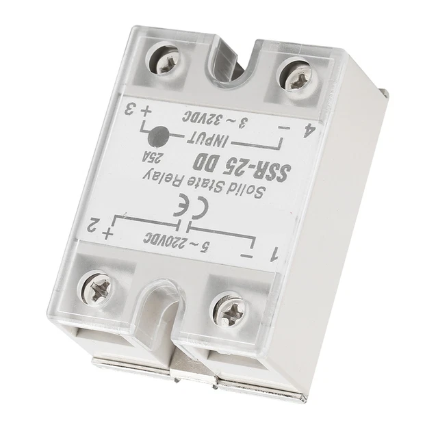 25A SOLID STATE Relay SSR-25-DD No Switching Spark High Speed For ...