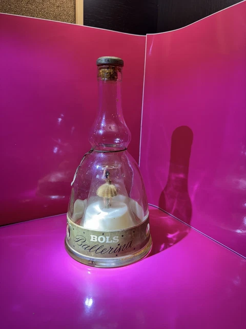 BOLS GOLD DANCING Red Ballerina Liqueur Bottle 1950s Works!! $100.00 ...
