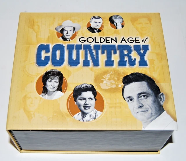 TIME-LIFE MUSIC GOLDEN Age of Country CD Box Set 6 CD Cases 10 CDs ...