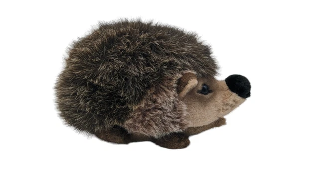 🔥 STEIFF IGEL Joggi 070570 27cm Lang 17cm Hoch mit Fahne und Knopf ...