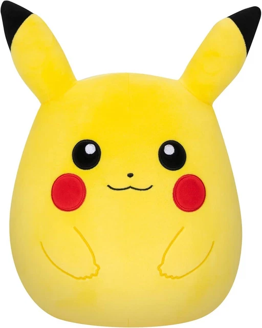 PIKACHU POKEMON SQUISHMALLOWS Plush Soft Cute Toy 25cm / 10" Squishy ...