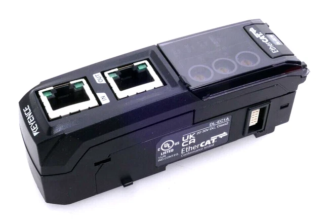KEYENCE DL-EC1A UNITÀ di rete compatibile EtherCat 20-30 V DC EUR 689 ...
