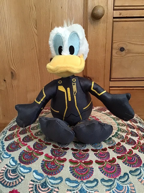 DISNEY PARKS SHANGHAI Tron Donald Duck Glow Lightcycle Soft Plush Toy ...