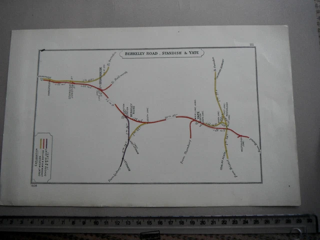 BERKELEY RD STANDISH Westerleigh Chipping Sodbury Haresfield Gw Railway ...