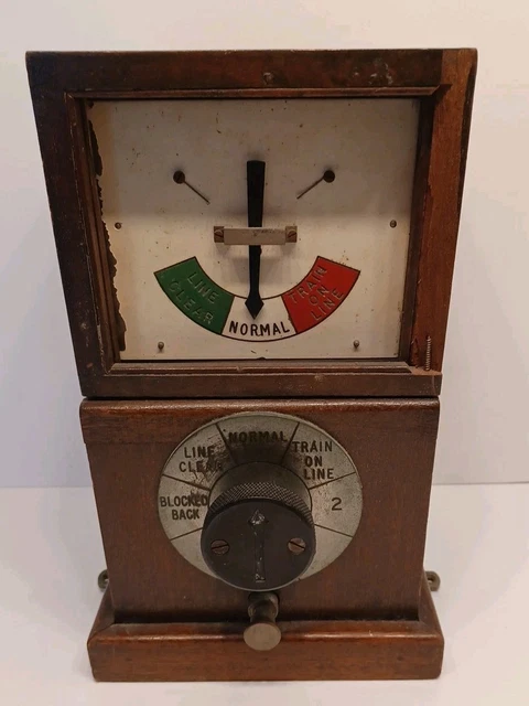 RAILWAYANA - BR(W) 1947 Design Signal Box Permissive Block Instrument ...