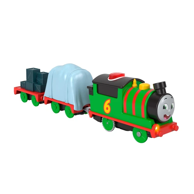 THOMAS & FRIENDS Motorized Toy Train Talking Percy Battery-Powered ...
