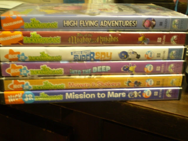 (6) NICK JR. The Backyardigans Children's DVD Lot: Mission to Mars ...