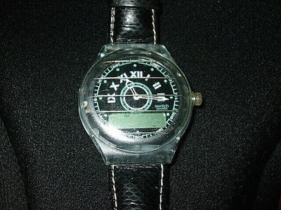 VINTAGE SWATCH WATCH 'THE BEEP' ~ BT PAGER WATCH 1990's Collectable ...
