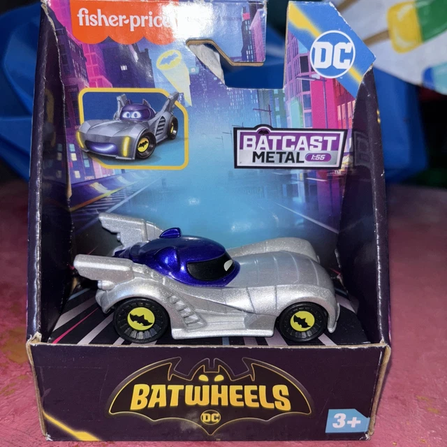FISHER-PRICE DC BATWHEELS Armored Bam The Batmobile 1:55 Scale Vehicle ...