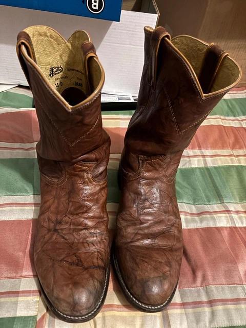 JUSTIN ROPER COWBOY boots men's 11 D £18.78 - PicClick UK