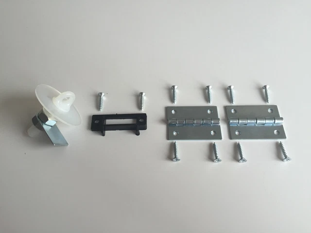 HINGED LOFT HATCH Trap Door Conversion Catch Kit Attic Twist Catches ...