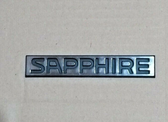 GENUINE FORD SIERRA SAPPHIRE MK2 COSWORTH etc BOOT BADGE latest type ...