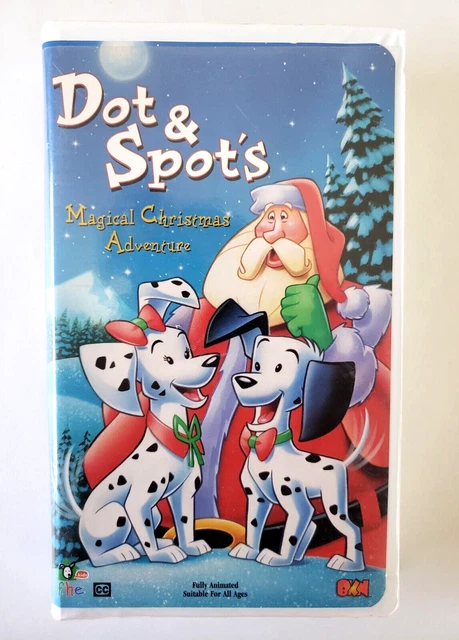 DOT AND SPOT'S Magical Christmas Adventure 1996 VHS Video Tape BKN ...