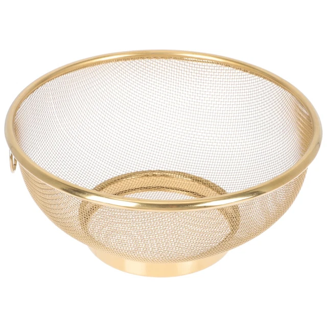 VEGETABLES STRAINER OIL Filter Slag Separator Fine Mesh with Base £10. ...