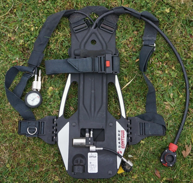 SABRE CONTOUR HARNESS Breathing Apparatus Frame Gauge Hoses, Panaseal ...