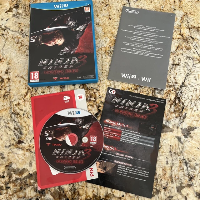 NINJA GAIDEN 3: Razor’s Edge Nintendo Wii U Game Complete £24.99 ...