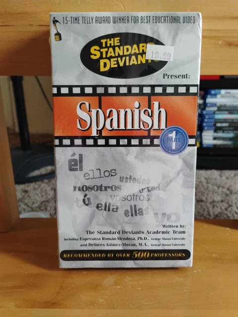 STANDARD DEVIANTS - Spanish Module 1: Alphabet Pronunciation (VHS, 1999 ...