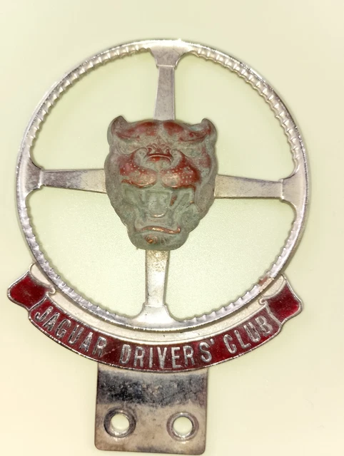 VINTAGE JAGUAR DRIVERS Club Car Badge Classic Automobilia £11.80 ...