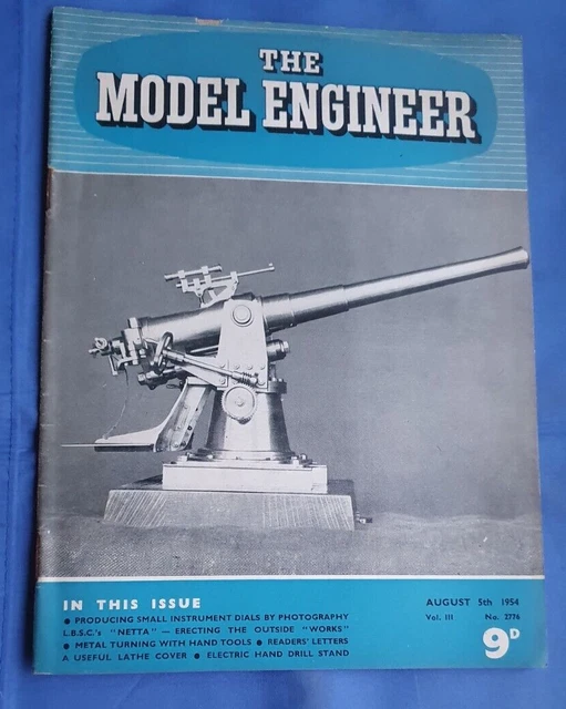 THE MODEL ENGINEER Magazine - Vol. 111 No. 2776 - 5th August 1954 £1.50 ...