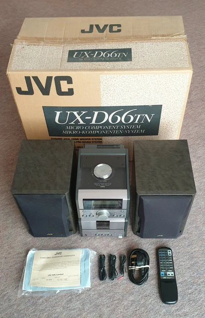 JVC UX-D66 TN Micro Hi-Fi Component Stereo System - Boxed £39.50 ...