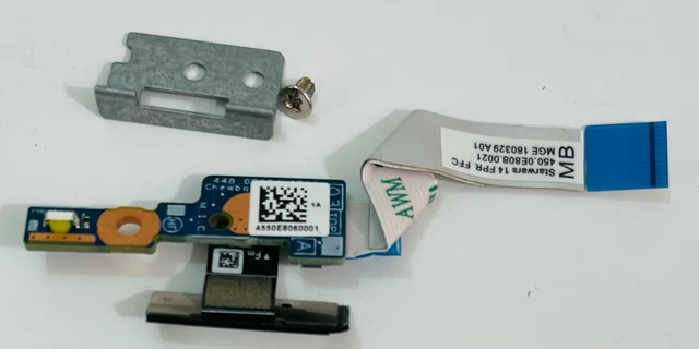 HP PAVILION X360 14-CD Series Finger Sensor 450.0E808.0021 Board with ...