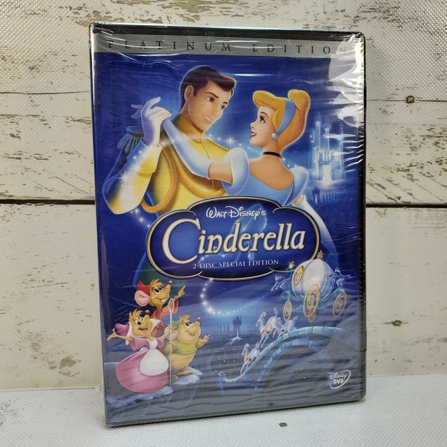 WALT DISNEYS CINDERELLA Platinum Edition DVD 2005 2 Disc With Charm ...