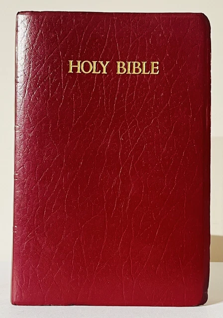HOLY BIBLE KJV Words of Christ in Red Dictionary Concordance Nelson ...