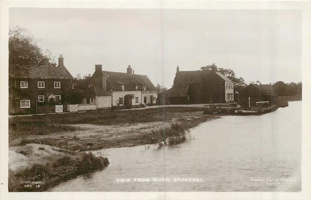 STOKESBY YORKSHIRE VIEW From River England OLD PHOTO EUR 6,67 - PicClick IT