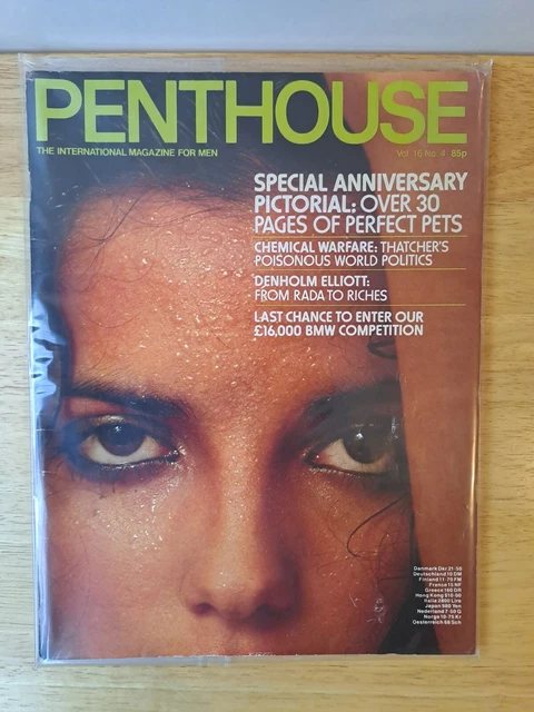 PENTHOUSE MAGAZINE VOL 16 No 4 1981 Special Anniversary Pictorial Edition £1,327.62 - PicClick UK