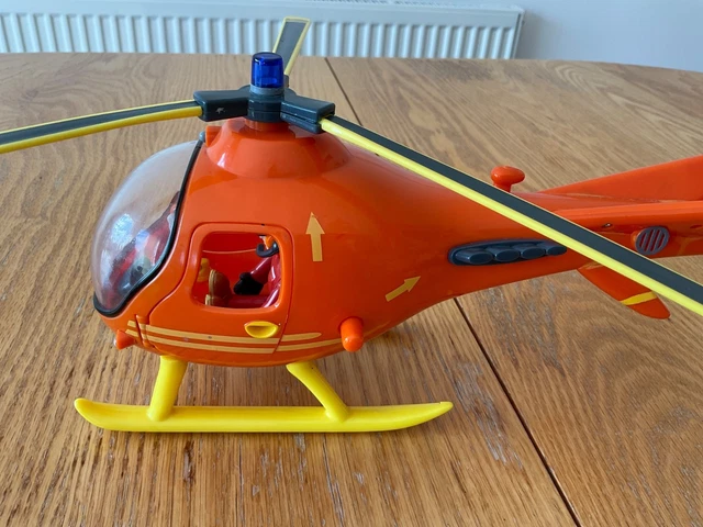 FIREMAN SAM OCEAN RESCUE CENTRE PLAYSET with added HELICOPTER, NEPTUNE ...