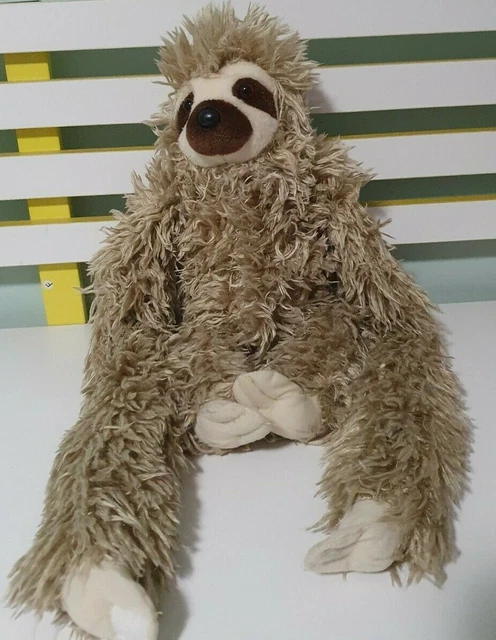 CUDDLEKINS THREE TOED Sloth Plush Soft Toy 43Cm Stuffed Animal By Wild ...