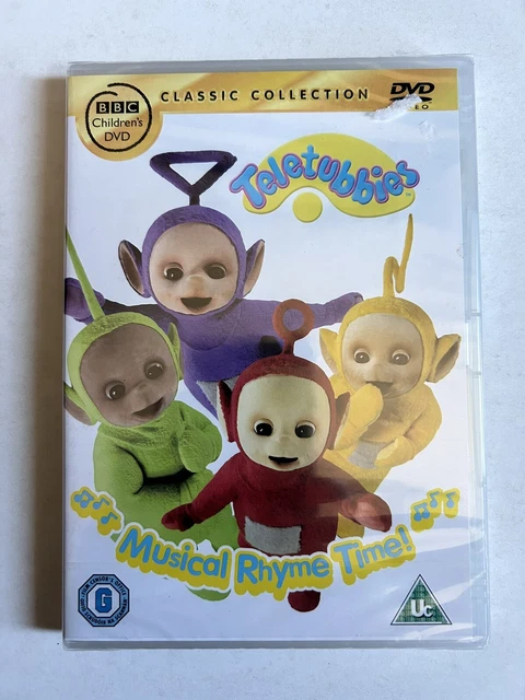 TELETUBBIES - MUSICAL Rhyme Time Brand New Sealed BBC DVD £9.99 ...