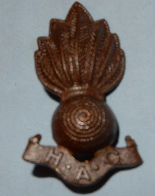 WW1 HAC HONOURABLE Artillery Company Military Officers Badge World War ...