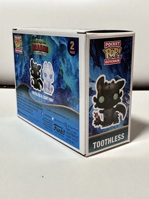 HOW TO TRAIN Your Dragon Toothless & Light Fury Funko Pocket Pop ...