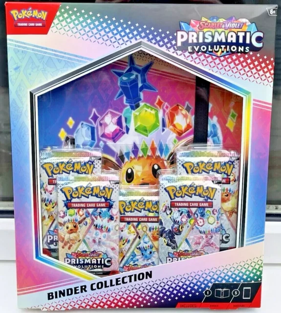 POKEMON TRADING CARD Game Prismatic Evolutions BINDER COLLECTION NEW⭐⭐IN STOCK⭐⭐ £49.95 ...