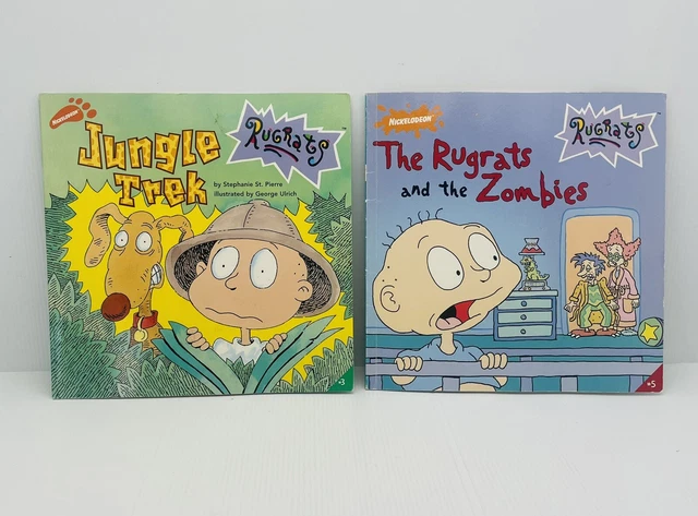 RUGRATS BOOK BUNDLE 1998 Rugrats And The Zombies, Tommy Catches A Cold ...